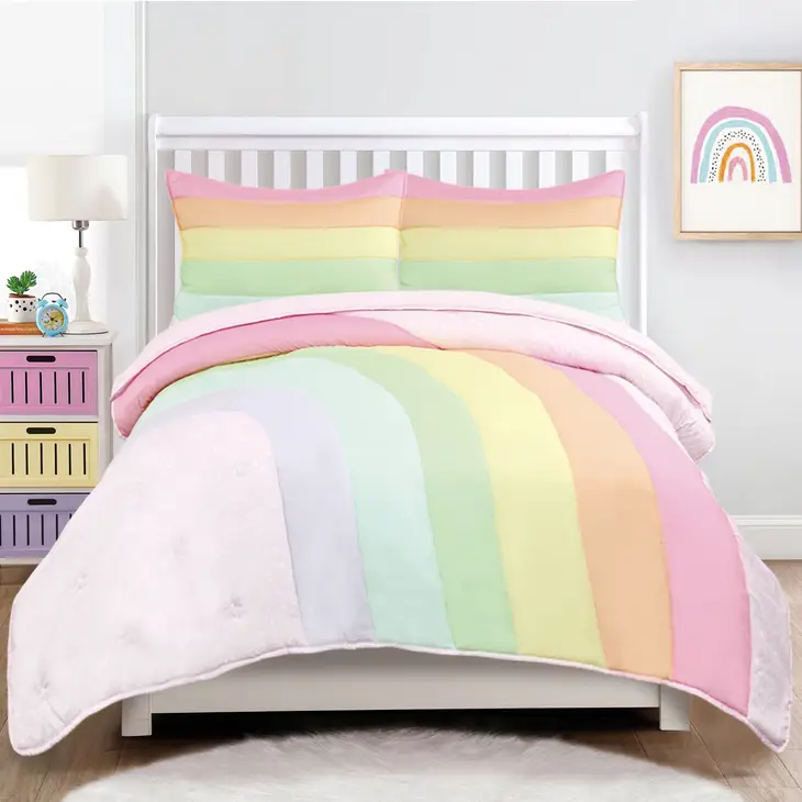 RAINBOW PANEL QUILT SET